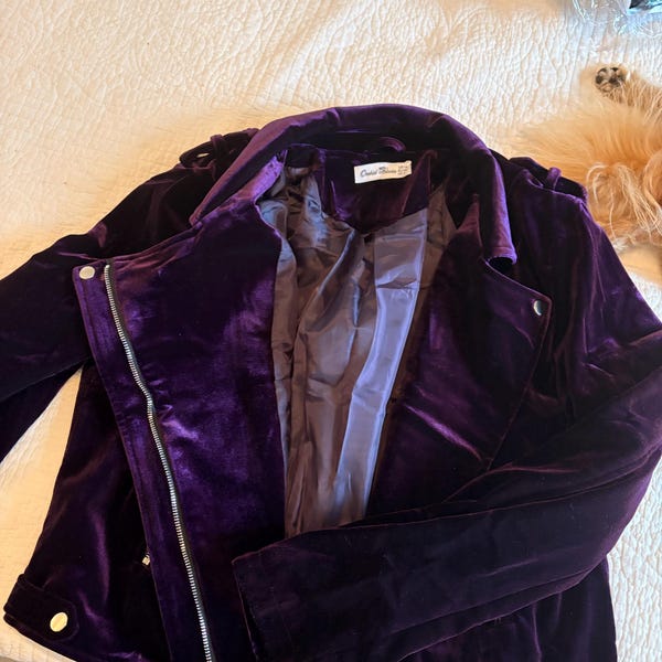 Burgundy Velvet Steampunk Tail Jacket With Back Lacing - Velvet ...