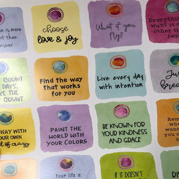 Positive Affirmation Motivational Cards - Set 2 - Inspirational Cards ...