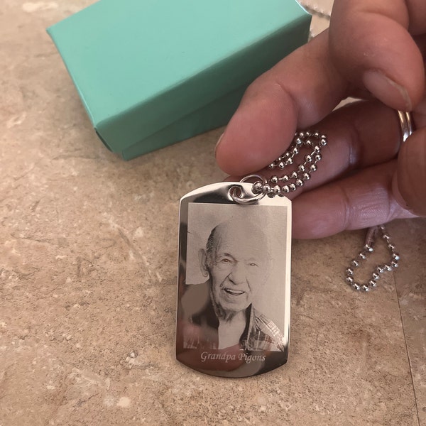 Personalized Black Granite Tile - Laser Photo Engraved - Etsy