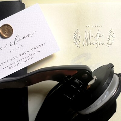 Custom Logo Embosser Stamp Custom Embossing Stamp Embossing - Etsy