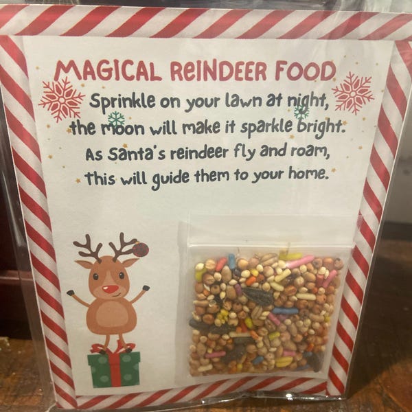 Personalized Magic Reindeer Food • Stocking Stuffers for Kids Gifts ...