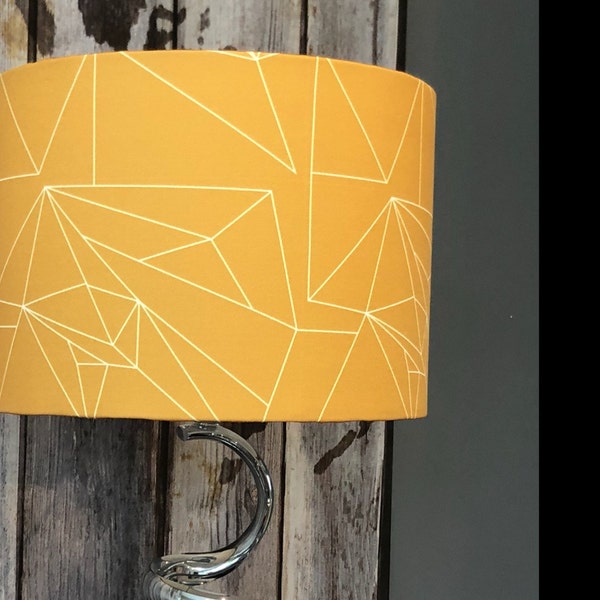 Yellow Lampshade, Yellow Light Shade, Mustard Yellow, Mustard Home ...
