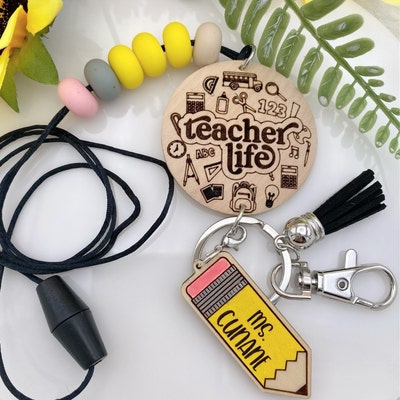 Scrub Life Keychain SVG - Etsy