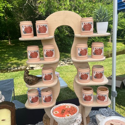 SUPERSIZE Asymmetrical Wavy Collapsible Stand Shop Display - Etsy