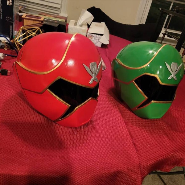 Red Gokaiger Helmet Cosplay MMPR Halloween Costume Prop - Etsy