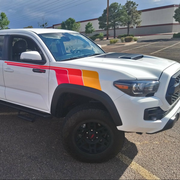 Kit - Toyota Tacoma TRD Racing Ivan Stewart Retro Vintage Stripe Kit ...