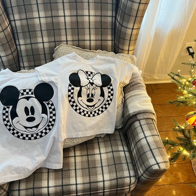 Retro Disney Shirts, Mickey Checkered Shirt, Disney Family Shirts ...