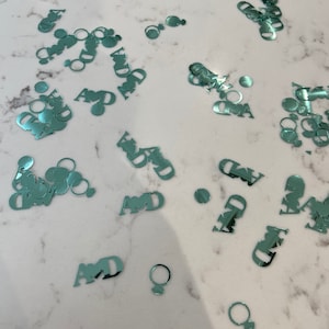 Personalised Engagement/wedding Confetti / Engagement Table Decor ...