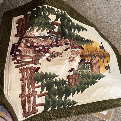 Timeless Treasures Fall Wreath Fabric Panel 44 X 23 - Etsy