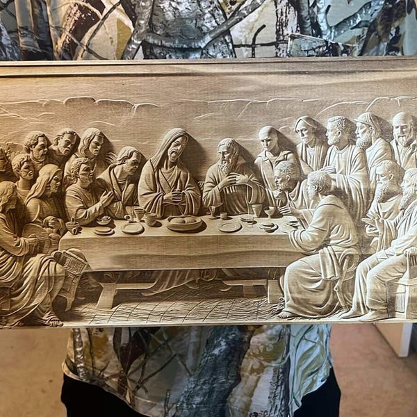 Laser Engraved Wooden Wall Art - Detailed Owl in Forest Design - Etsy