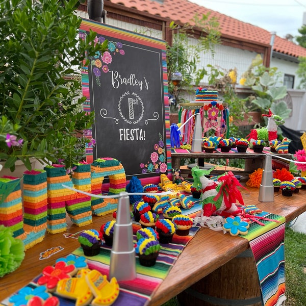 FIESTA Bridal Shower Welcome Sign, FIESTA Theme Welcome Sign Decor ...