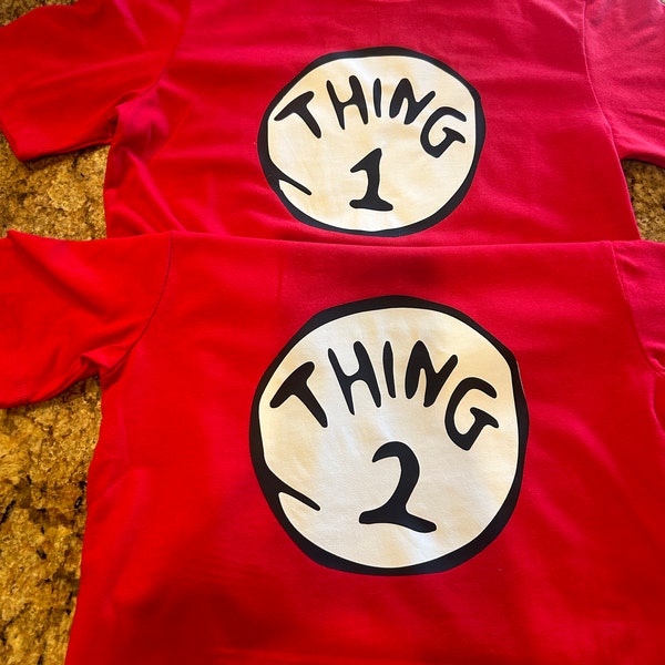 Thing 1 and Thing 2 Layered Svg Png Dxf Eps - Etsy