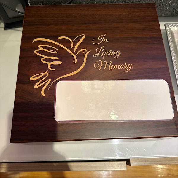 Memorial Gift Box | in Loving Memory | Memorial Wood Box | Custom ...