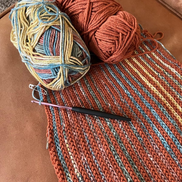 Pdf-file for Crochet PATTERN, Wandering Jane Jacket, 5 Different Sizes ...