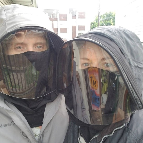 Hooded Face Shield, Face Mask Adults, Halloween Costume Women, Full ...
