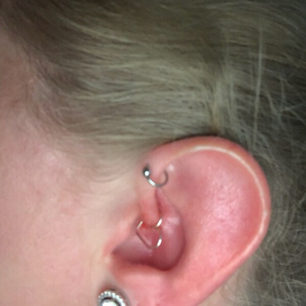 Hammered Gold Filled Tragus Hoop, Tiny Hoop Earring, Septum Ring ...