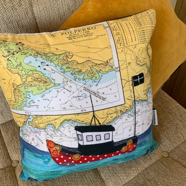 Puffins at the Isle of May Scotland Coaster by Hannah Wisdom Textiles ...