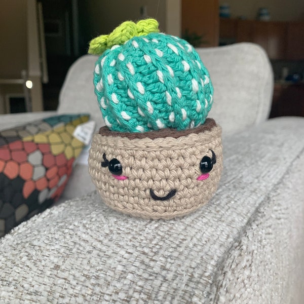 Barrel Cactus Crochet Pattern - Etsy