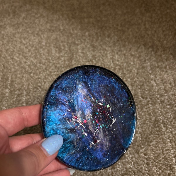 Abalone Shell Resin Trinket Dish, Resin Ring Dish, Jewelry Container ...