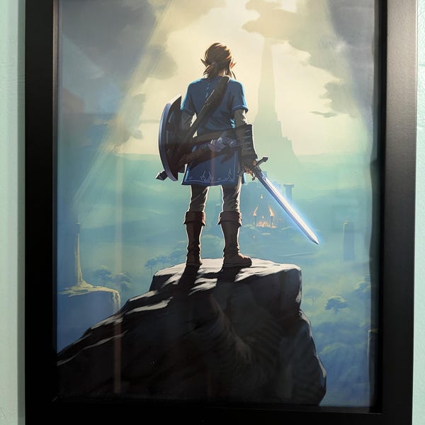 Zelda Wall Art Tears of the Kingdom Wall Decor Zelda Poster Breath of ...
