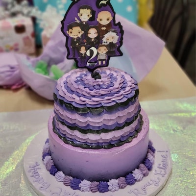 Addams Family Cake Topper, Addams Family Theme Party, Family Halloween ...