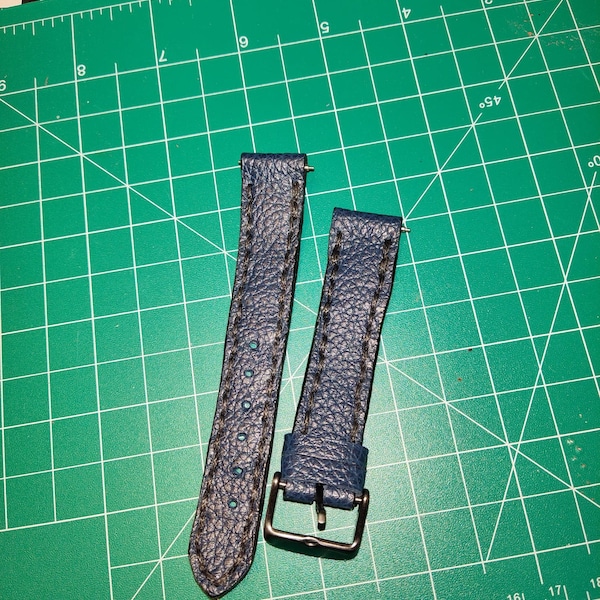 PDF Pattern Leather Watch Strap (15-22mm) - Etsy