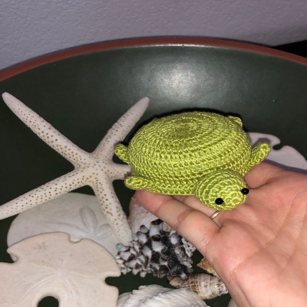 Crochet Turtles Tape Measure, Pure Handmade, Little Gift for Home and ...