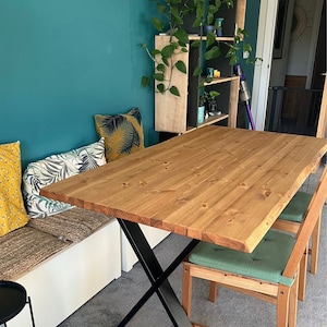 DIY // Ellipse Oval Solid Pine Table Top - Etsy UK