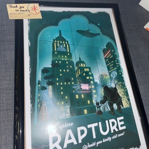 Midgar final Fantasy 7 Travel Poster Physical | Etsy