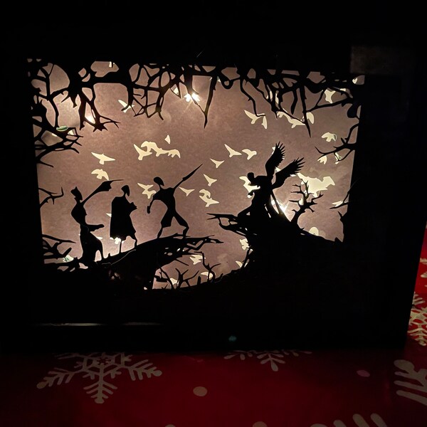 Three Brothers Shadow Box SVG and PNG - Etsy