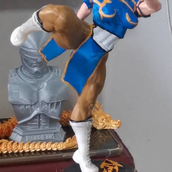 Chun Li- Street Fighter 3D Printable STL File -instant Download - Fast and Easy Google Drive ...