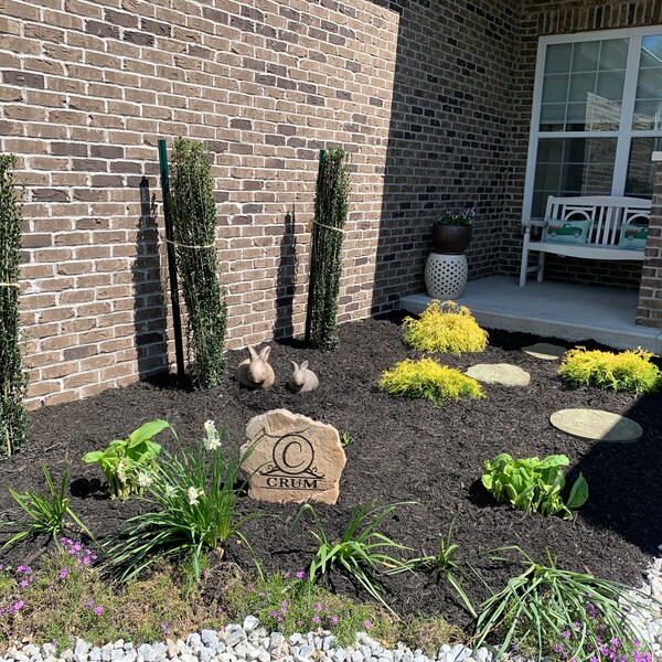 Personalized Monogram Name Rock - Engraved Rock - Personalized ...