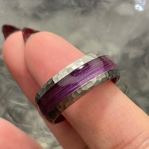 New Infinity His and Hers Tension Set Titanium Wedding Rings: | Etsy