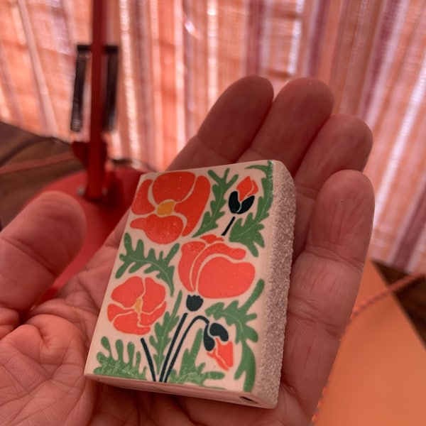 Ceramic Matchbox Sleeve. Elegant Blue and White, Delft Inspired ...
