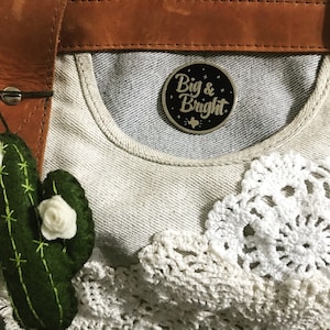 Big & Bright Enamel Pin - Etsy