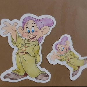 Snow White Sticker, Cartoon Disney Sticker Decal, Princess Snow White ...