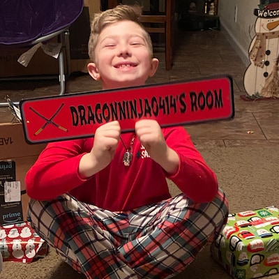 Sign for Ninja, Ninja Sign, Decor for Ninja, Ninja Lover Decor, Ninja ...