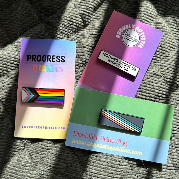 Disability Pride Flag 1.5 Inch SMALL SIZE PIN Enamel Pin - Etsy
