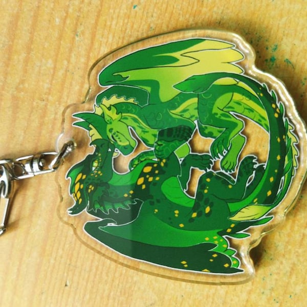 Sundew and Willow [ Wings of Fire WOF Leafwing Sunwillow Arylic Charm ...