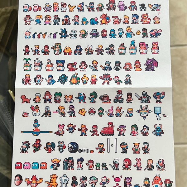 SSB Ultimate Sprites, 140+ Characters, and Trophy Stickers for Water ...