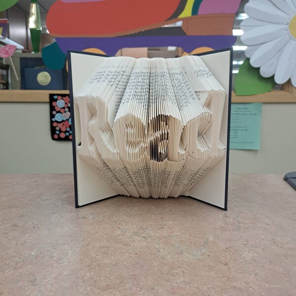 READ Book Folding Pattern — 195 Folds (390 Numbered Pages). PDF Digital ...