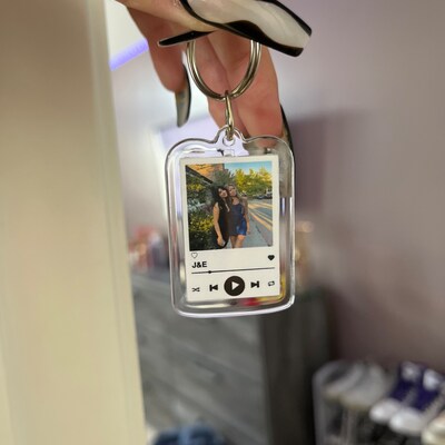 Custom Album Keychain Custom Song Keychain Spotify Keychain Double-sided Keychain Album Keychain ...