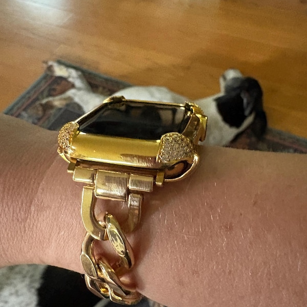 Apple Watch Strap Gold Silver Rose Gold 49mm 45mm 44mm 42mm 41mm 40mm ...