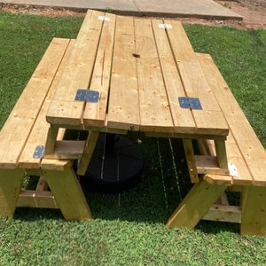 Folding Table Base Plan/folding Workbench/wood PDF Plan/craft Table ...