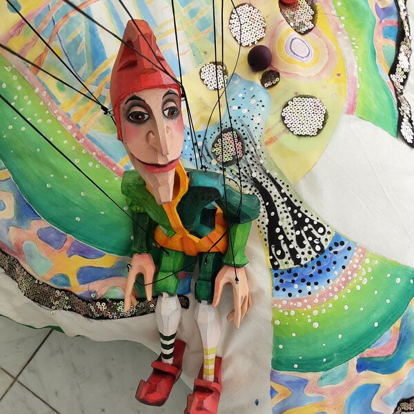 Czech Sad Witch, Baba Yaga - Professional Puppet Art Doll Old Fashion ...