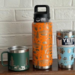 Plaid Print 20oz Yeti Tumbler With Magslide Lid Premium | Etsy