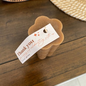 Cookie Box Label Template Canva Order Packaging Seal Sticker Editable ...