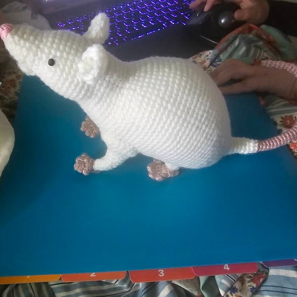 Digital Crochet Pattern Realistic Rat - Etsy