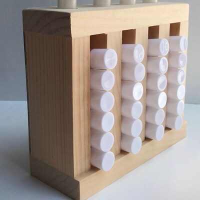 Lip Balm Tube Display 4 Slots Wooden Lip Balm Tube Tower Display - Etsy