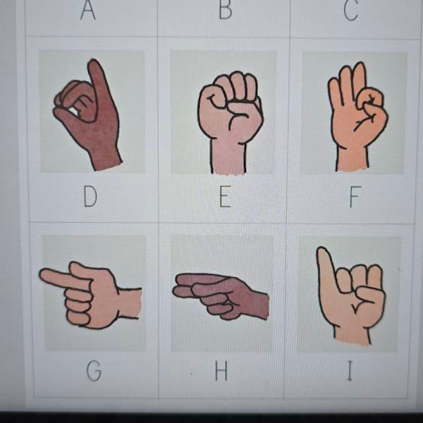 ASL Alphabet Flashcards Printable American Sign Language ABC Cards ASL ...